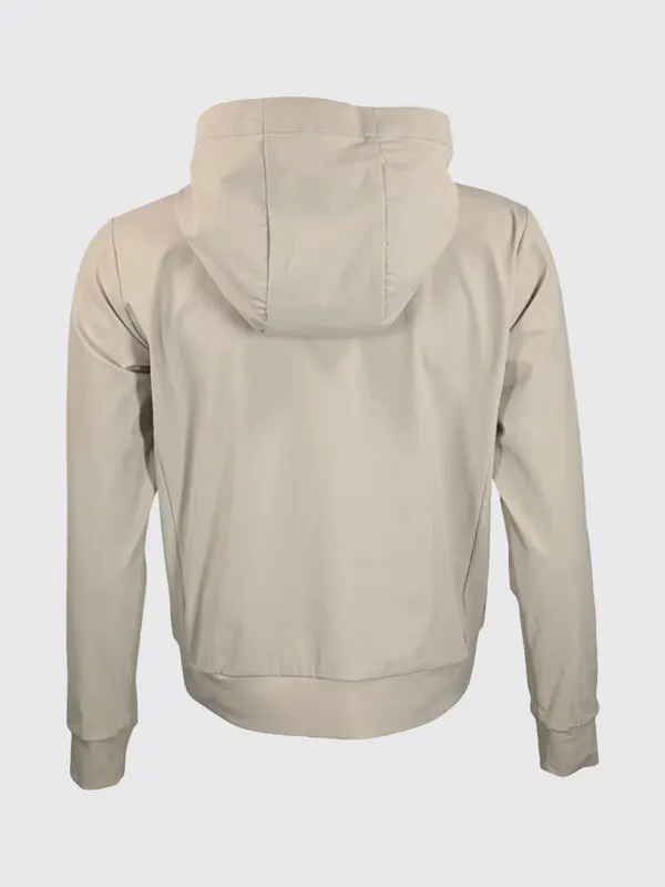 SAVE THE DUCK Nylon Zip-up Hoodie - Ice