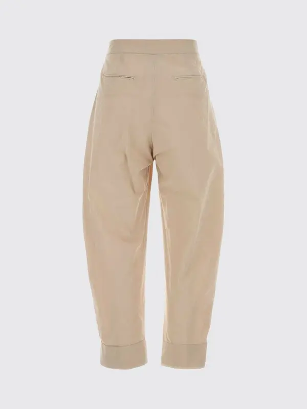PT TORINO Twill Cropped Trousers - Beige