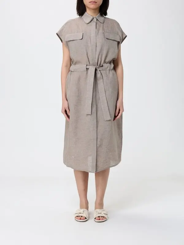Fabiana Filippi Linen Midi Shirtdress