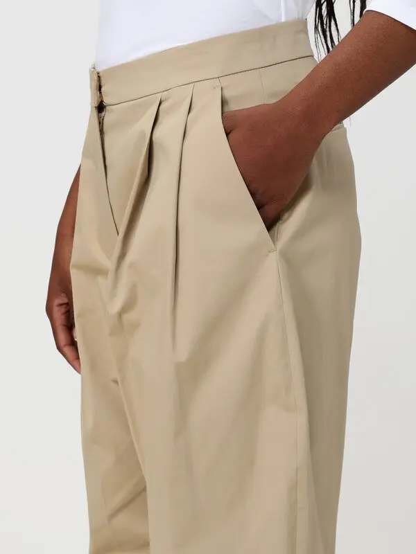 PT TORINO Cotton Cropped Trousers