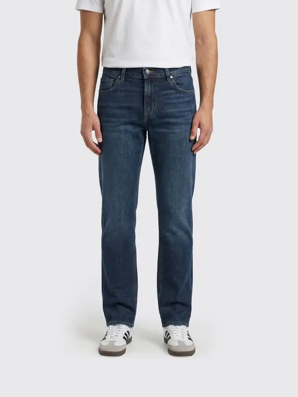 7 For All Mankind Straight Jeans In Denim