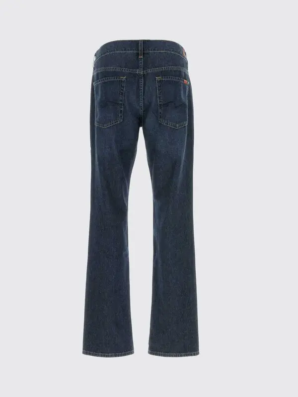 7 For All Mankind Straight Jeans In Denim