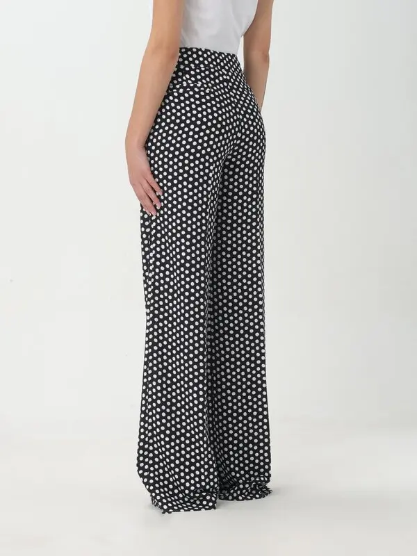 PT TORINO Polka Dot Wide Leg Trousers