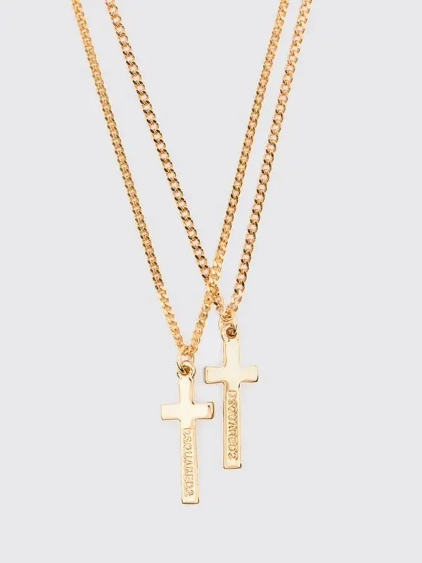 Dsquared2 Jesus Brass Necklace