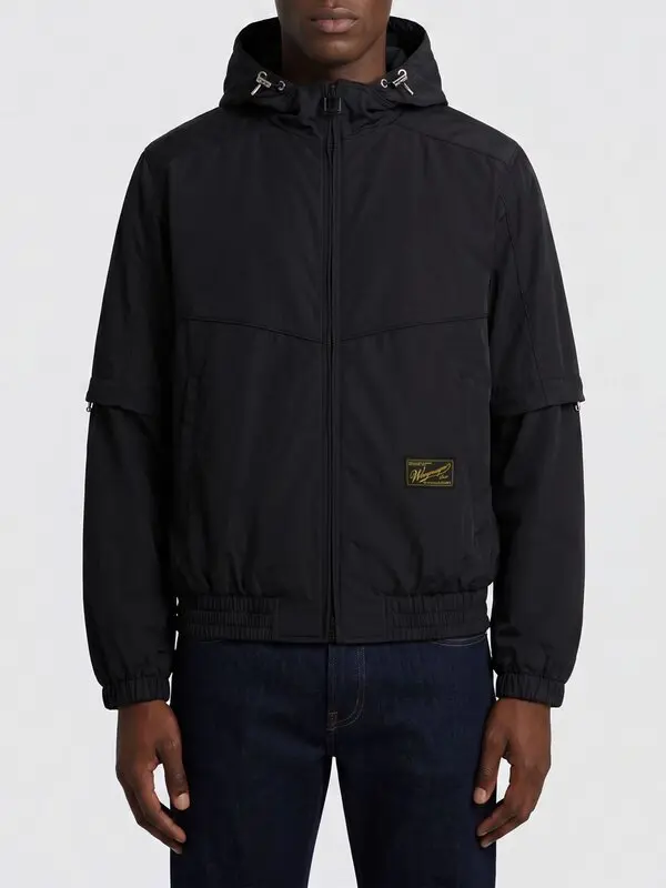 WOOYOUNGMI Nylon Hooded Windbreaker