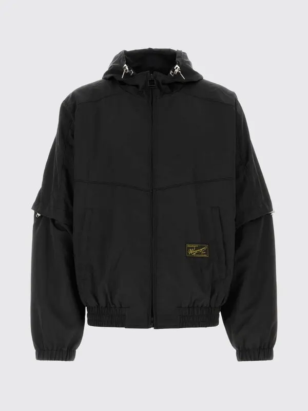 WOOYOUNGMI Nylon Hooded Windbreaker