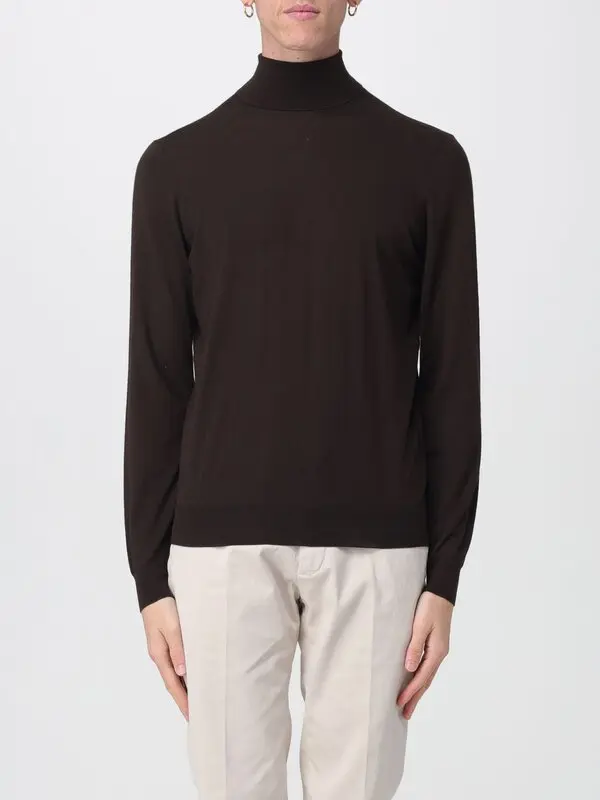DRUMOHR Fine Knit Turtleneck Jumper - Brown