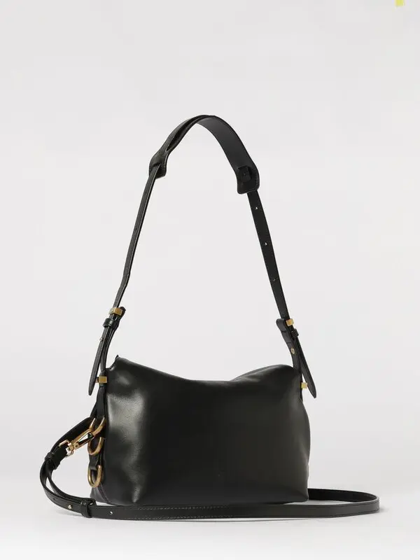 Pinko Small Leather Saddle Bag