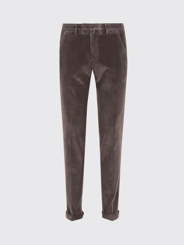 BRIGLIA 1949 Tailored Corduroy Trousers - Brown
