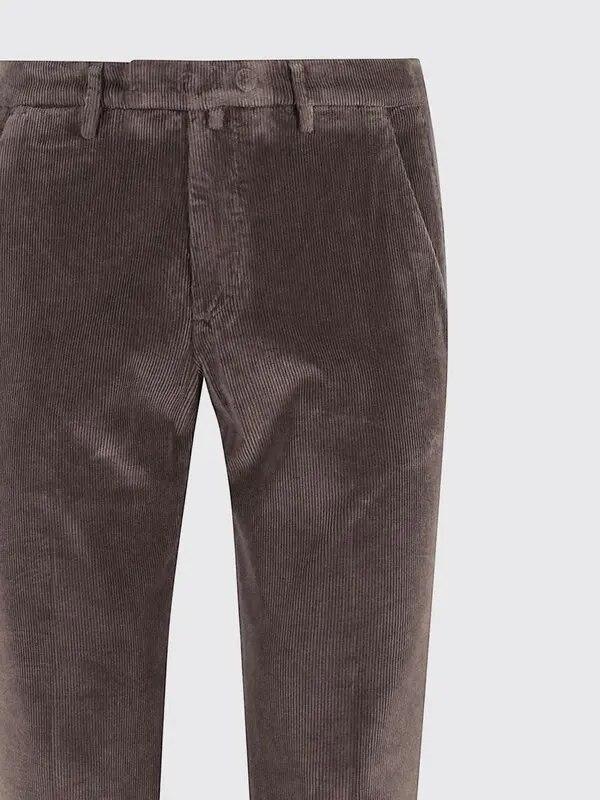 BRIGLIA 1949 Tailored Corduroy Trousers - Brown
