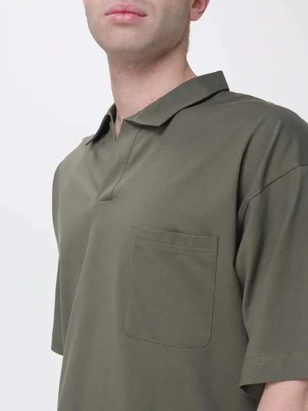 PAOLO PECORA Virgin Wool Polo Shirt