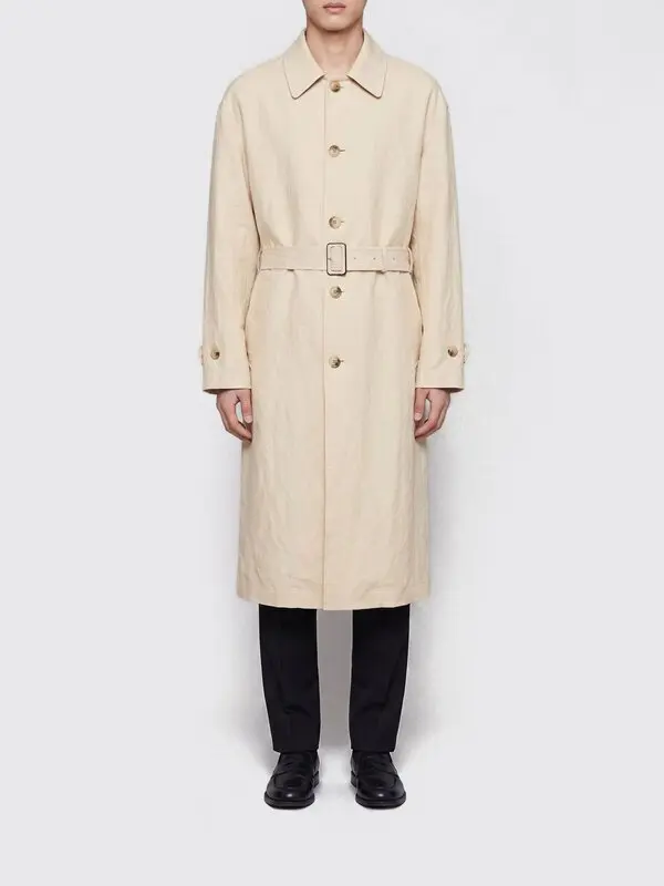 Dolce & Gabbana Cotton And Linen Trench Coat