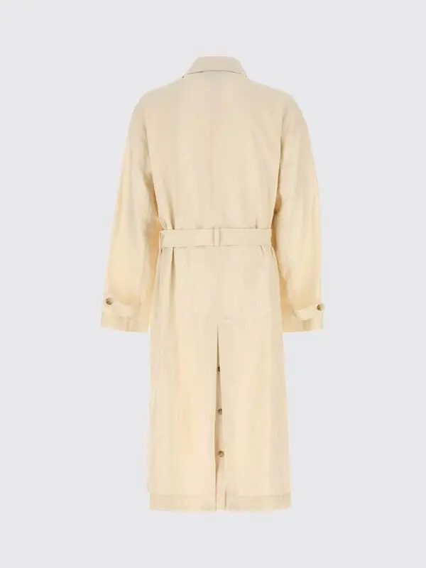 Dolce & Gabbana Cotton And Linen Trench Coat