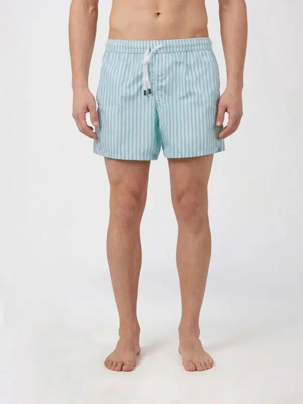 Fedeli Bi Striped Polyester Swim Trunks