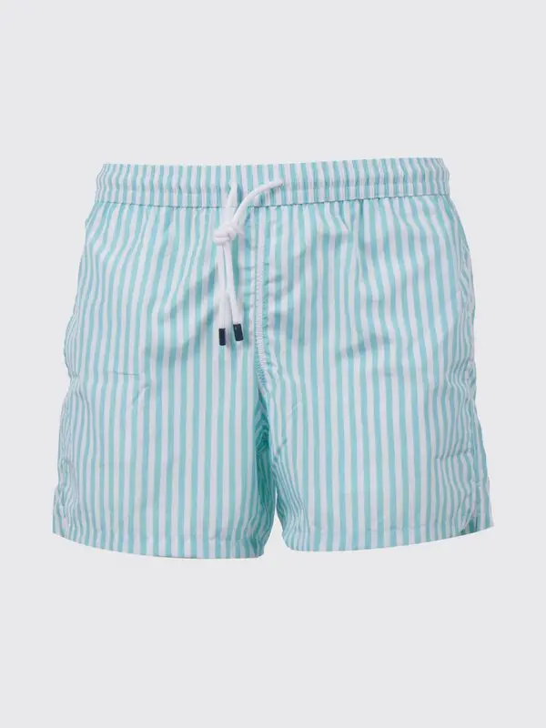 Fedeli Bi Striped Polyester Swim Trunks