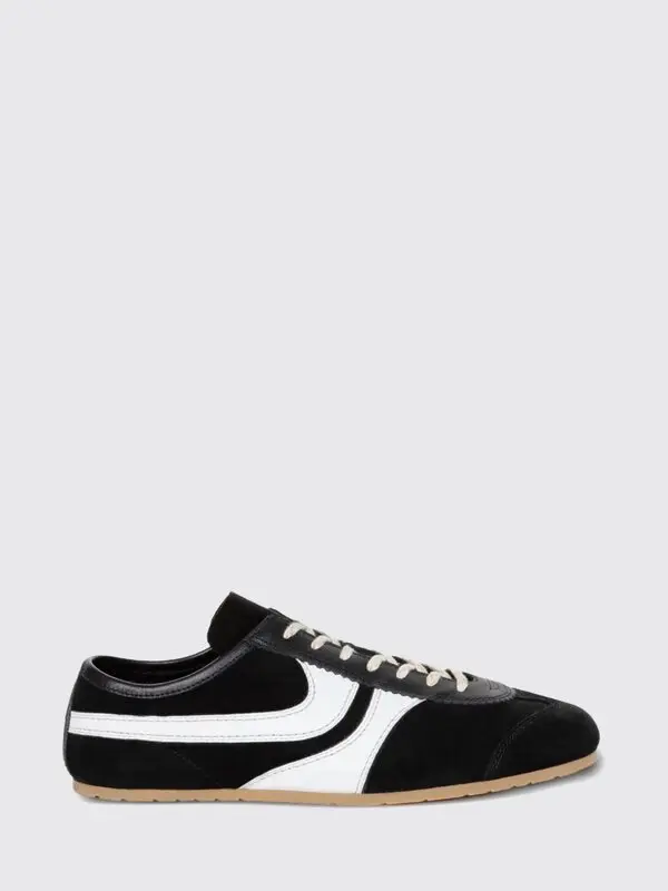 Dries Van Noten Suede Sneakers - Black
