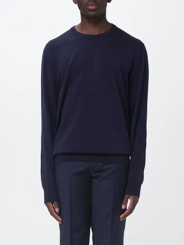 MC2 SAINT BARTH Basic Crew Neck Sweater - Navy
