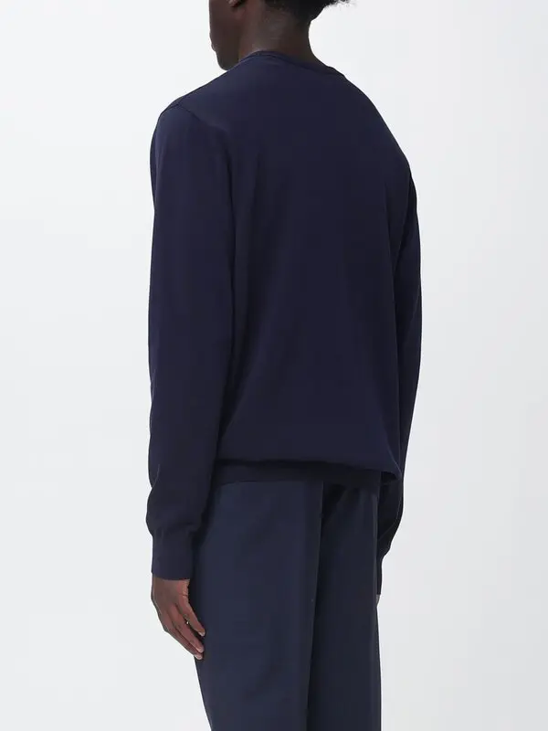 MC2 SAINT BARTH Basic Crew Neck Sweater - Navy