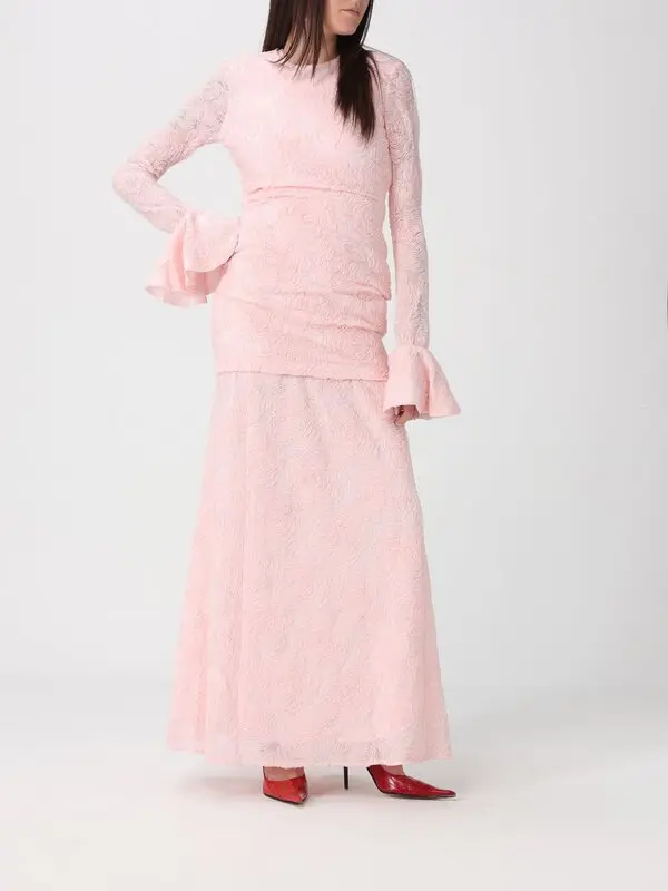 ROTATE BY BIRGER CHRISTENSEN Embellished Maxi Dress
