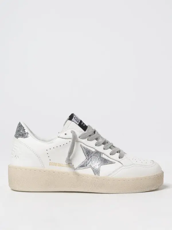 GOLDEN GOOSE Ball Star Sneakers - Silver