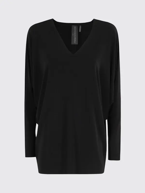 Norma Kamali V-neck Long Sleeve Jumper