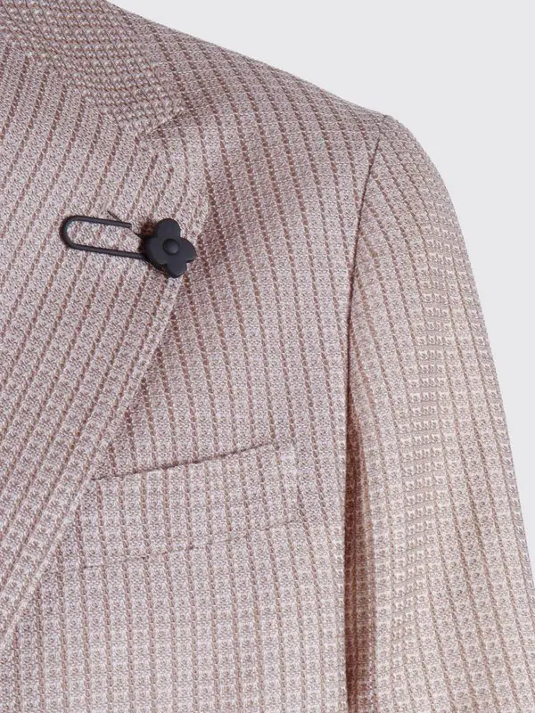LARDINI Cotton Single-breasted Blazer