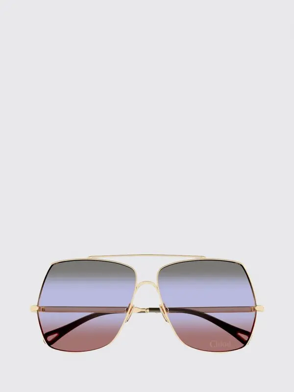 Chloé Metal Sunglasses - Brown