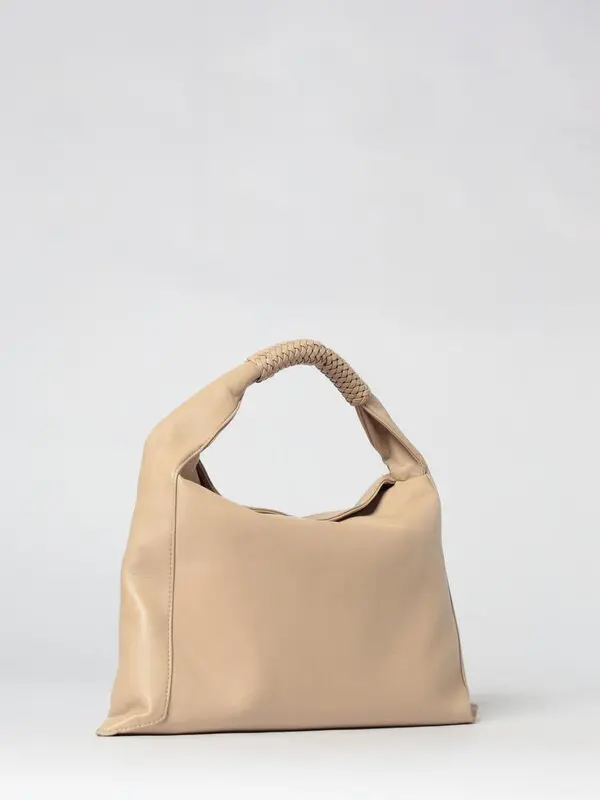 ERMANNO FIRENZE Avery Faux Leather Bag - Beige