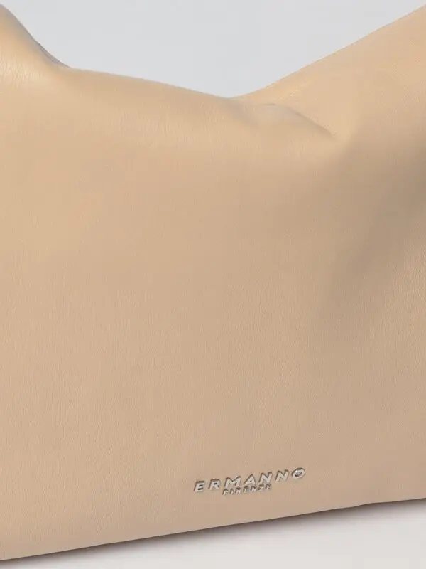ERMANNO FIRENZE Avery Faux Leather Bag - Beige