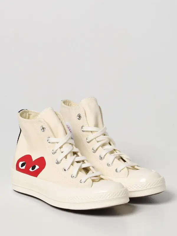 Play Comme Des Garcon X Converse Chuck Taylor All Star High Top Sneakers