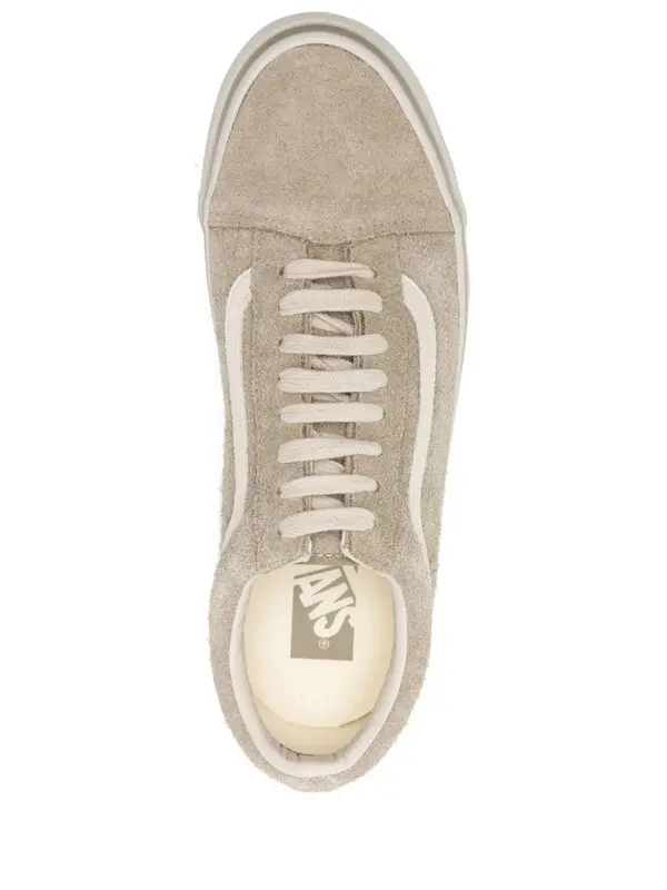 VANS Suede Lace-up Trainers - Beige