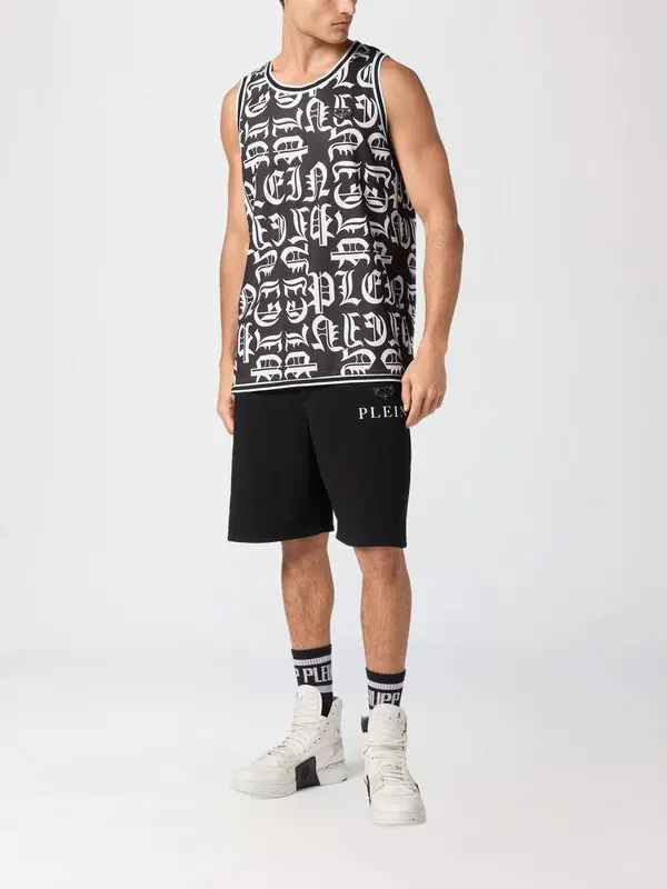 Philipp Plein Gothic Cotton Tank Top