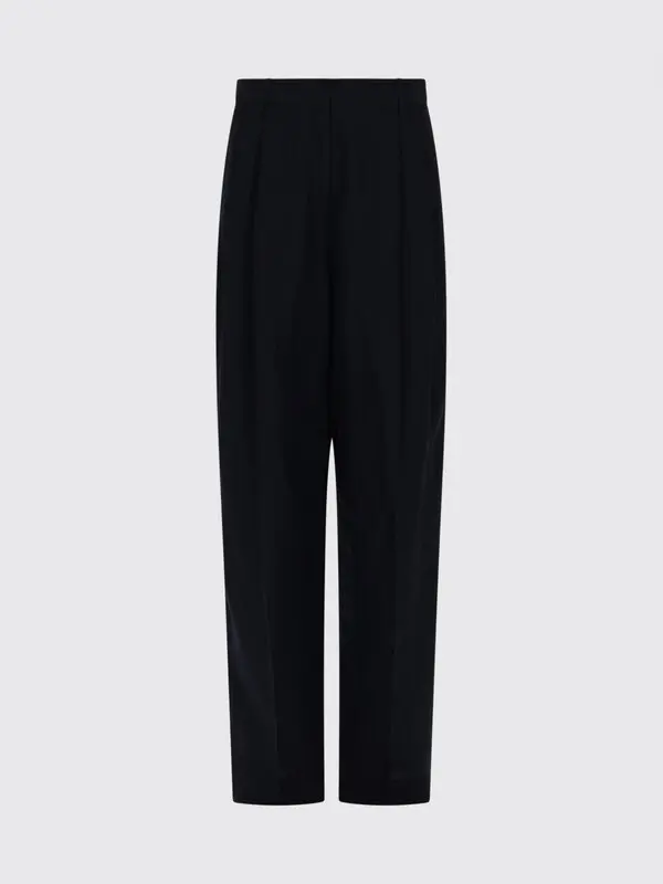 Fabiana Filippi Linen Blend Wide Leg Trousers - Blue