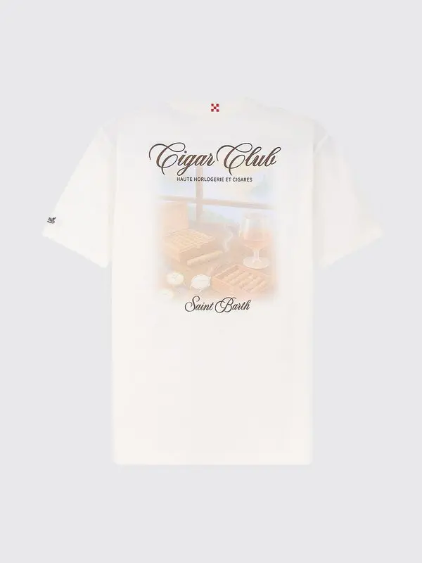 MC2 SAINT BARTH Printed Cotton T-shirt - Bianco 4