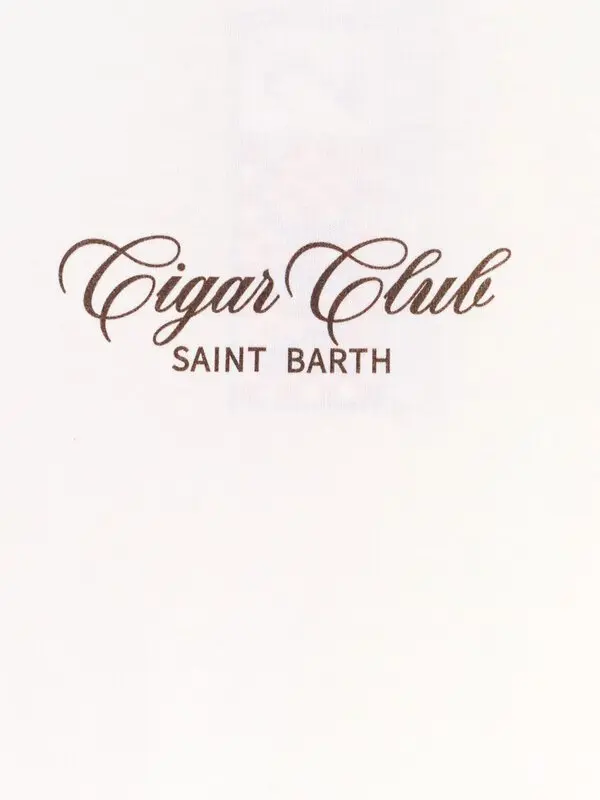 MC2 SAINT BARTH Printed Cotton T-shirt - Bianco 4