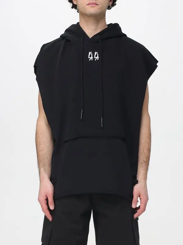 44 LABEL GROUP Sleeveless Cotton Hoodie