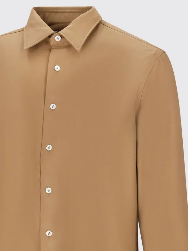 LARDINI Shirt Colour - Biscuit