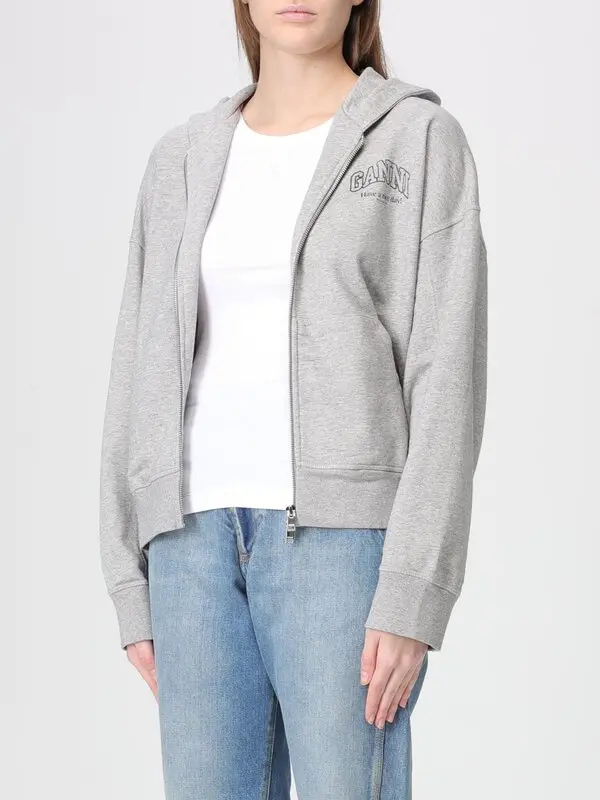 GANNI Sweatshirt Colour - Yellow Cream