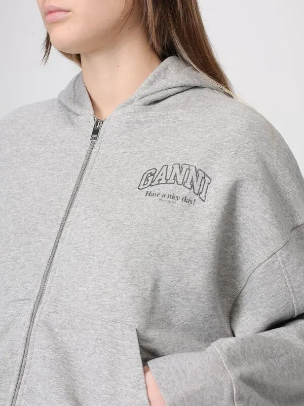 GANNI Sweatshirt Colour - Yellow Cream