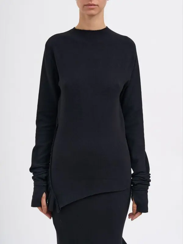 MARC LE BIHAN Asymmetrical Ribbed Jumper