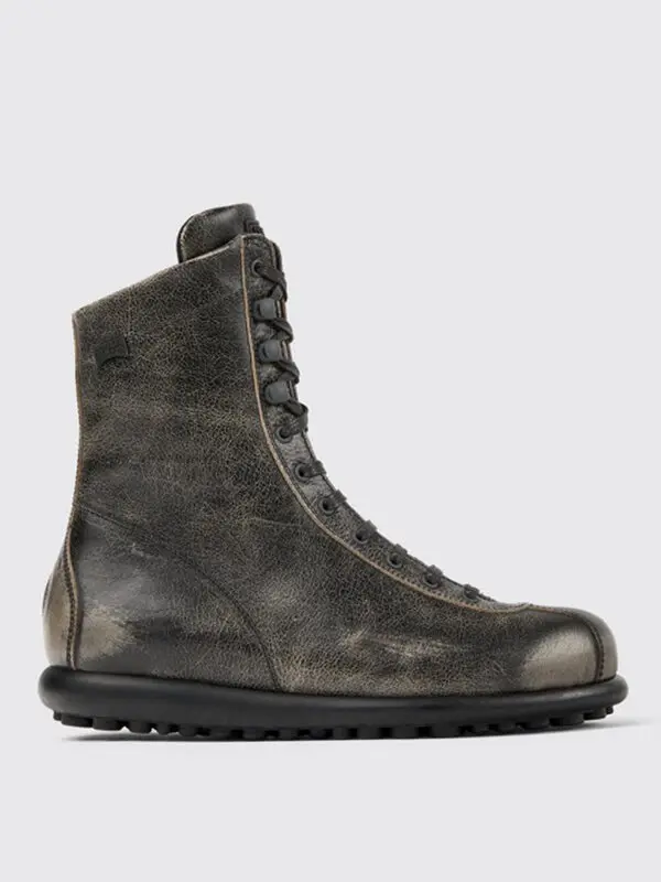 Camper Lace-up Leather Boots