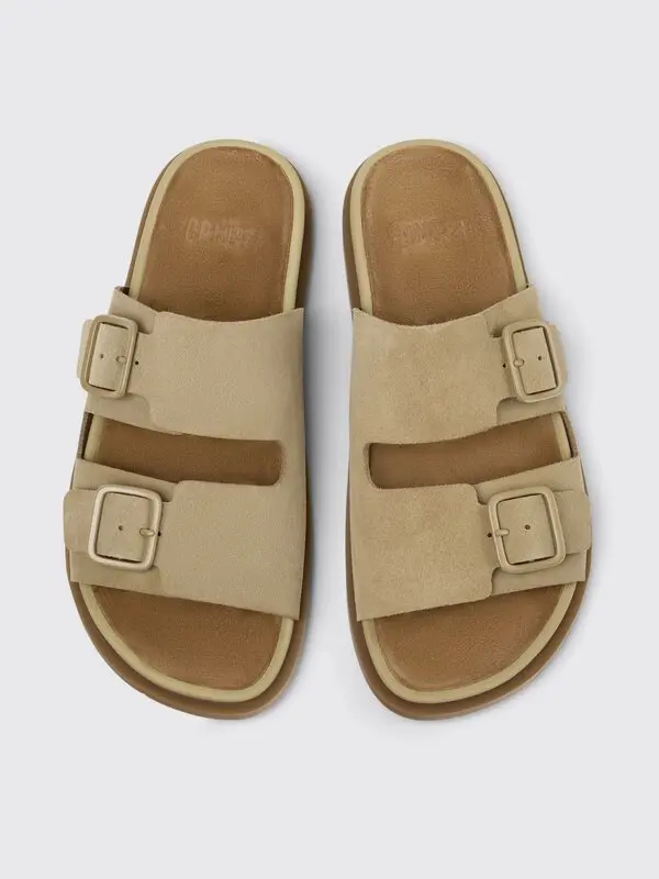 Camper Lluc Suede Sandals - Brown