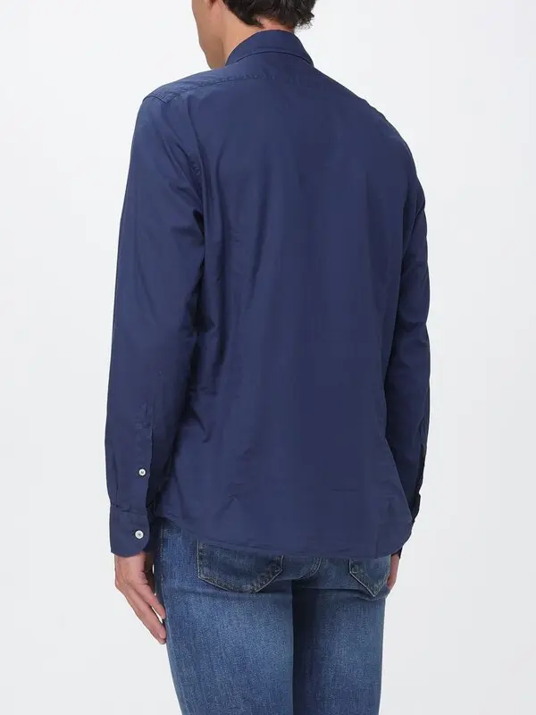 MC2 SAINT BARTH Linen Shirt - Navy