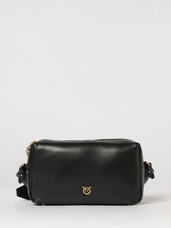 Pinko Horizontal Leather Shoulder Bag