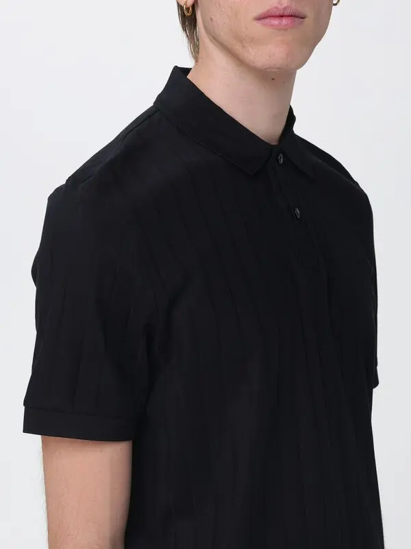 BOSS Cotton Polo Shirt - Black