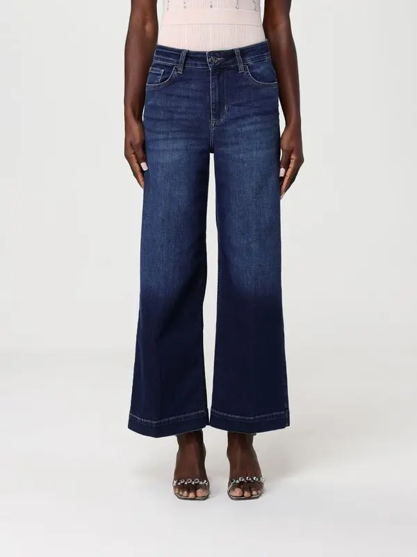 Liu Jo Cropped Fit Stretch Denim Jeans