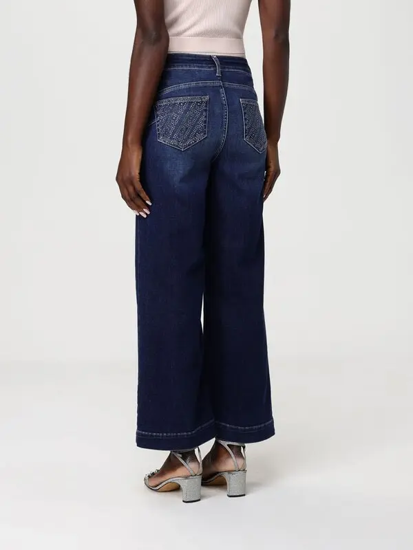 Liu Jo Cropped Fit Stretch Denim Jeans