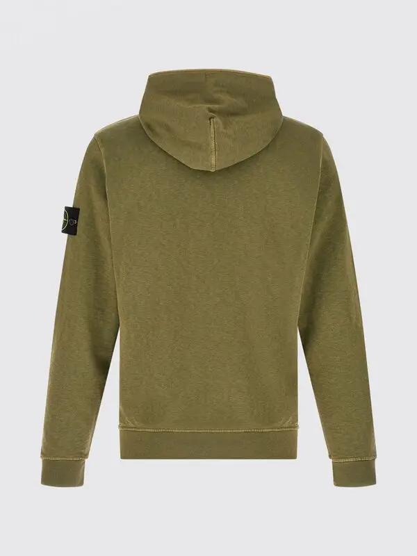 Stone Island Cotton Hoodie - Green