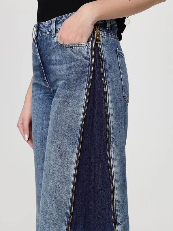 Elisabetta Franchi Cotton Denim Shorts