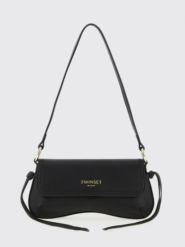 TWINSET Leather Bag - Black